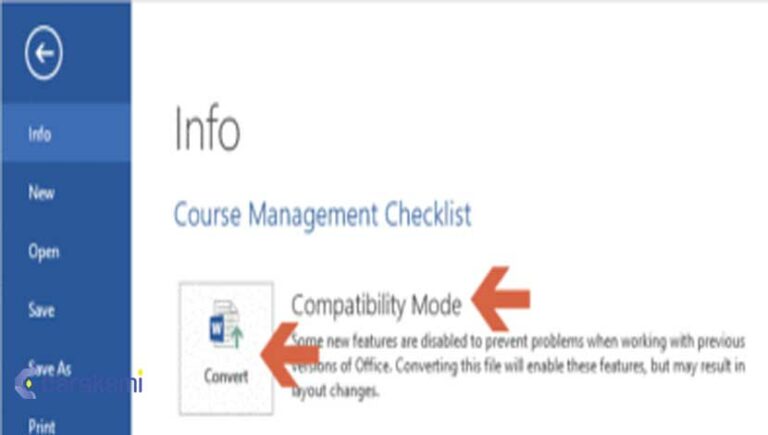 3 Cara Mematikan Compatibility Mode Microsoft Word Terbaru