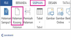 5 Cara Menambah atau Menyisipkan Halaman Kosong Microsoft Word Terbaru