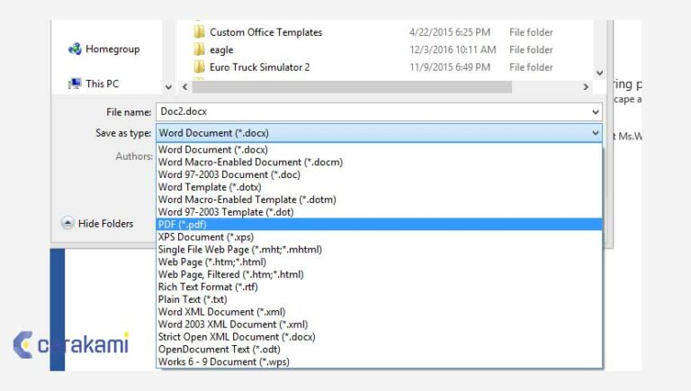 4 Cara Menyimpan Dokumen Microsoft Word (DOCX) Ke Format PDF