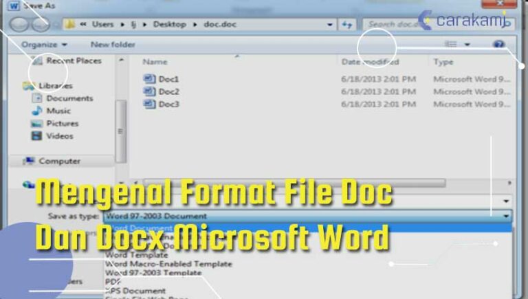 Mengenal Format File Doc dan Docx Microsoft Word | 5 Perbedaan Terbaru