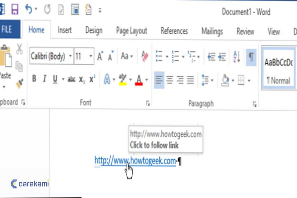 2 Cara Membuat Hyperlink Dapat Diklik Tanpa Tombol Ctrl Microsoft Word ...