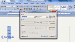 3 Cara Mengurutkan (Sorting) Data Microsoft Word Terbaru