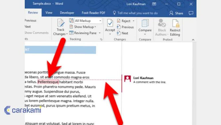 Cara Menyisipkan Gambar Ke Dalam Komentar Microsoft Word 100% Berhasil