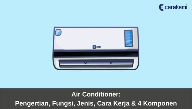 Air Conditioner: Pengertian, Fungsi, Jenis, Cara Kerja & 4 Komponen