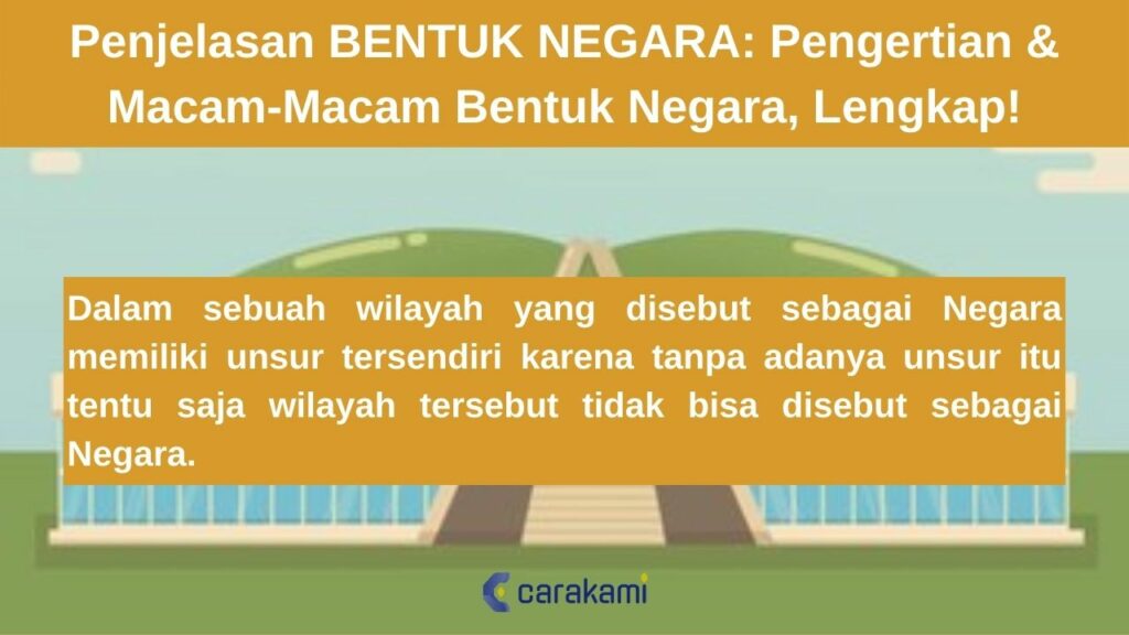 6 Bentuk Negara Pengertian And Macam Bentuk Negara 