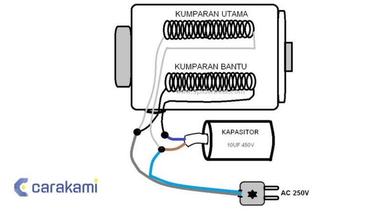 Skema Kabel Kapasitor Pompa Air