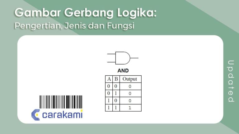 7 Gambar Gerbang Logika: Pengertian, Jenis dan Fungsi