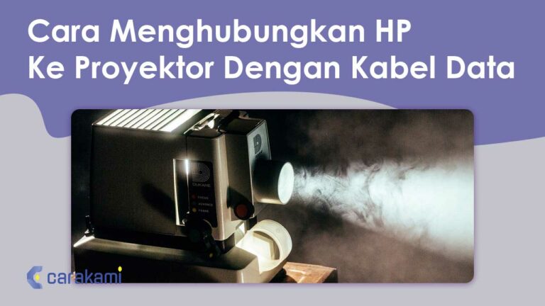 Cara Menghubungkan HP Ke Proyektor dengan Kabel Data 100% Berhasil