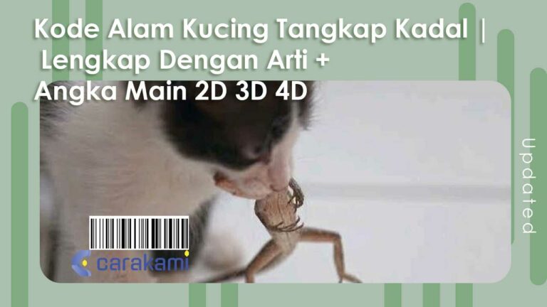 17+ Kode Alam Kucing Tangkap Kadal | Lengkap Dengan Arti + Angka Main ...