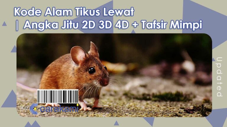 17+ Kode Alam Tikus Lewat | Angka Jitu 2D 3D 4D + Tafsir Mimpi Lengkap