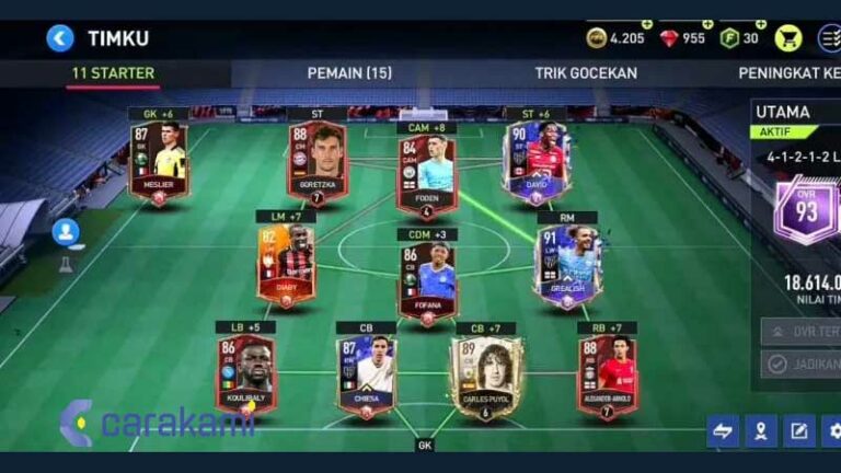 Formasi FIFA Mobile 2024 Terbaik (433, 451, 41212, 442 dll)