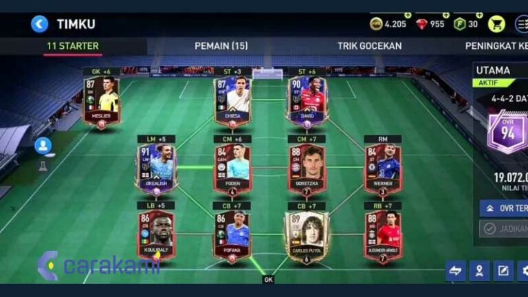 Formasi FIFA Mobile 2024 Terbaik (433, 451, 41212, 442 dll)