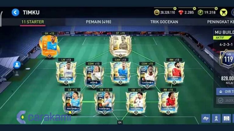 Formasi FIFA Mobile 2024 Terbaik (433, 451, 41212, 442 dll)