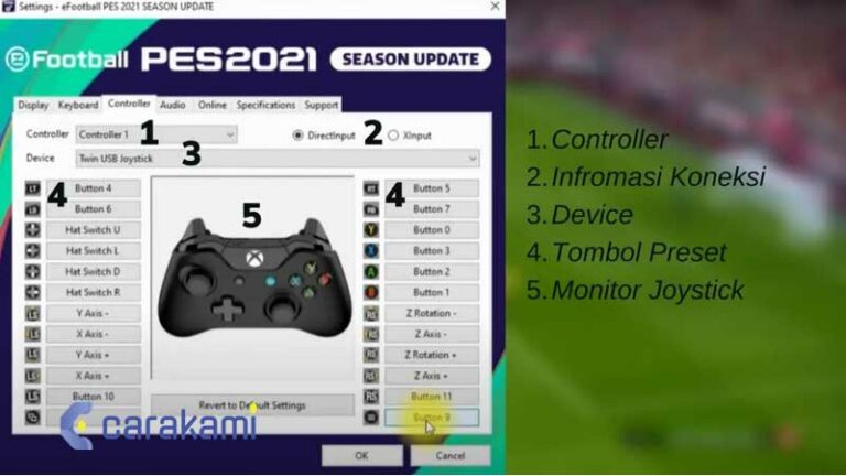 3 Cara Setting Joystick PES/ eFootball PC Terbaru
