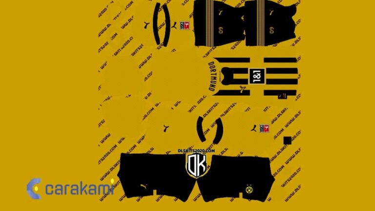 Kit DLS Borussia Dortmund Terbaru 2022/ 2024 Keren