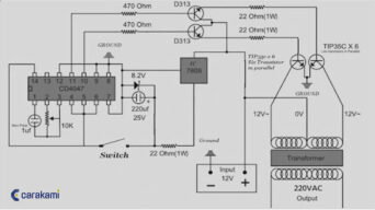 Skema Inverter DC to AC, 4 Jenis dan Ukurannya Lengkap